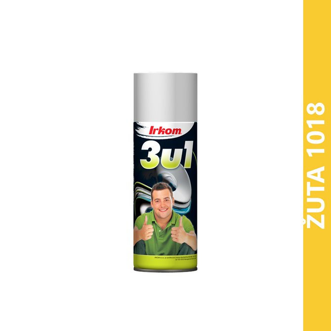 IRKOM 3 u 1 sprej žuti 400ml 1018