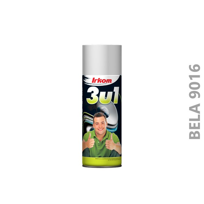 IRKOM 3 u1 sprej bela 9016