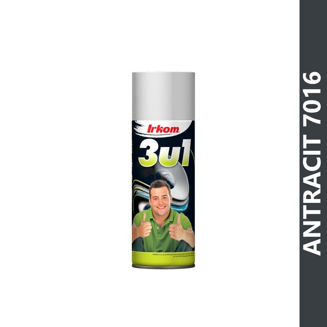IRKOM 3 u 1 sprej antracit 7016