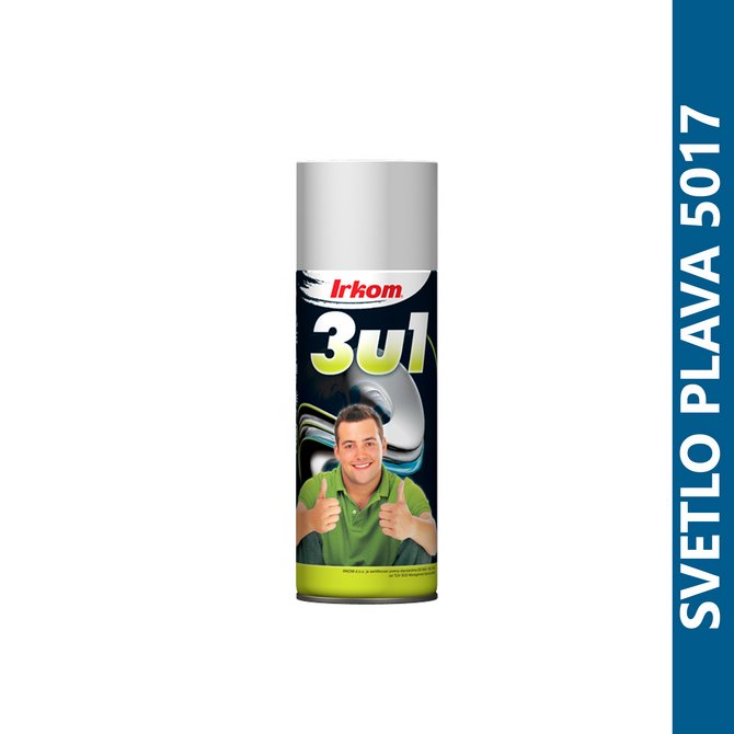IRKOM 3 u 1 sprej svetlo plava 5017