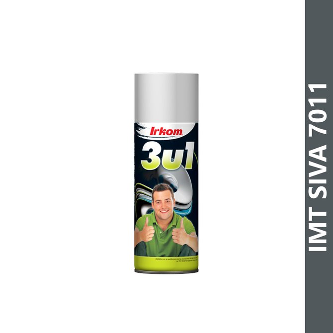 IRKOM 3 u 1 sprej IMT siva 7011