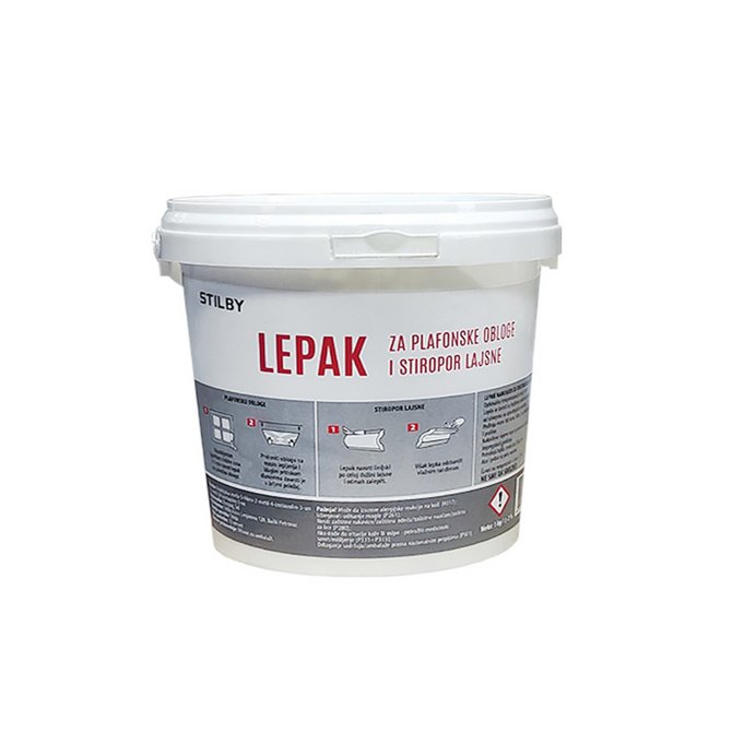 STILBY lepak za ukrasni i dekorativni stiropor 1kg
