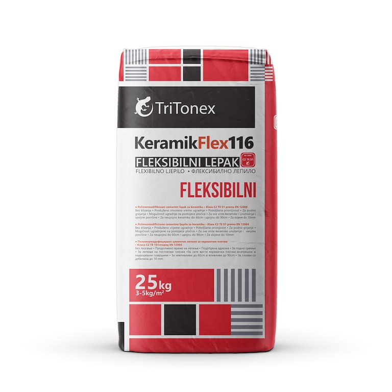 TRITONEX KeramikFlex 116 lepak za pločice 25kg