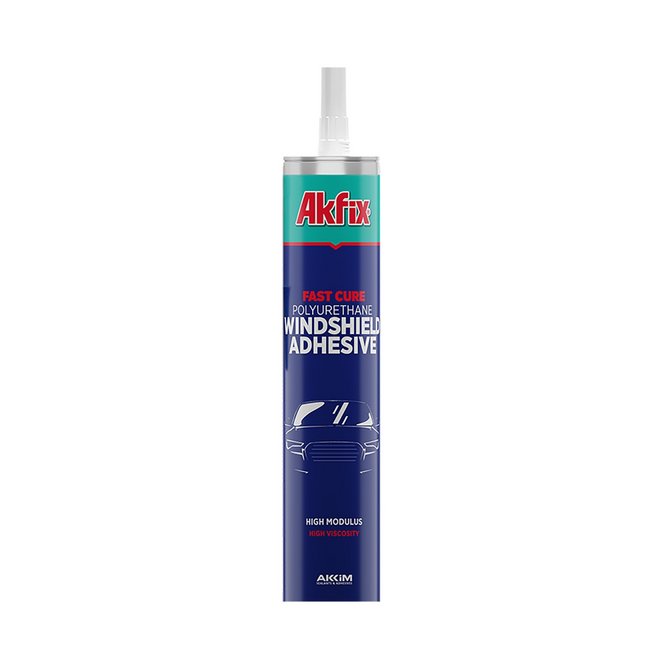 AKFIX silikon za šoferšajbne i i auto stakla 300ml crni