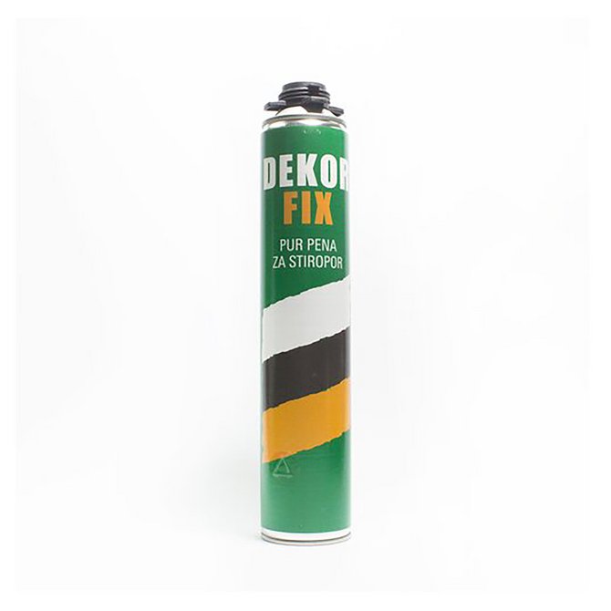DEKORFIX pur pena za stiropor niskoekspandirajuća 830ml