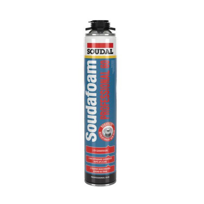 SOUDAL professional 60 pištoljska pur pena 750ml