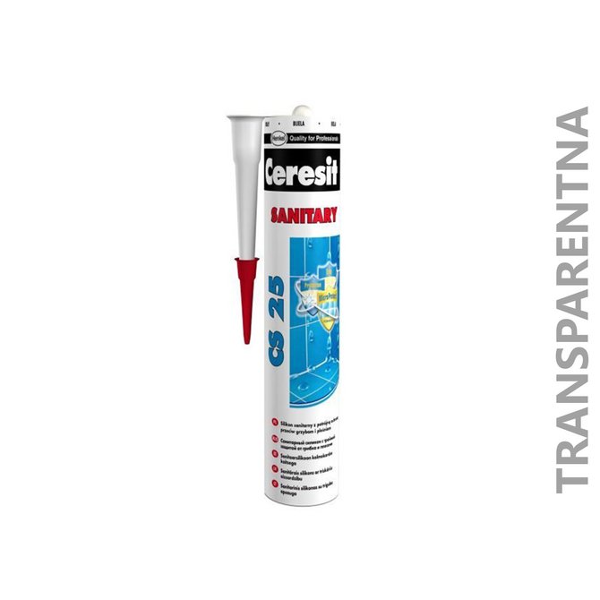CERESIT CS25 sanitarni silikon 280ml
