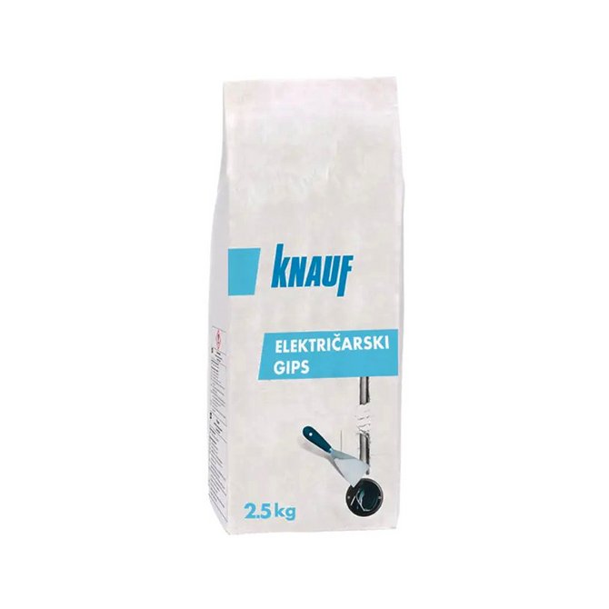 KNAUF električarski gips 2.5kg