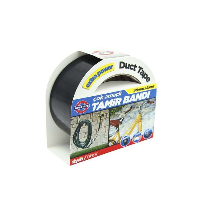 BOSS TAPE višenamenska duct traka crna 48mm x 10m