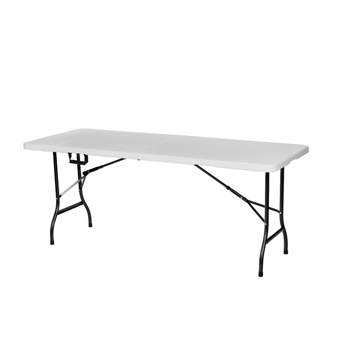 Sklopivi plastični sto beli 180cm