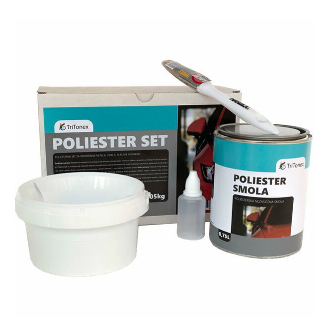TRITONEX poliester set za reparaciju 1.4kg