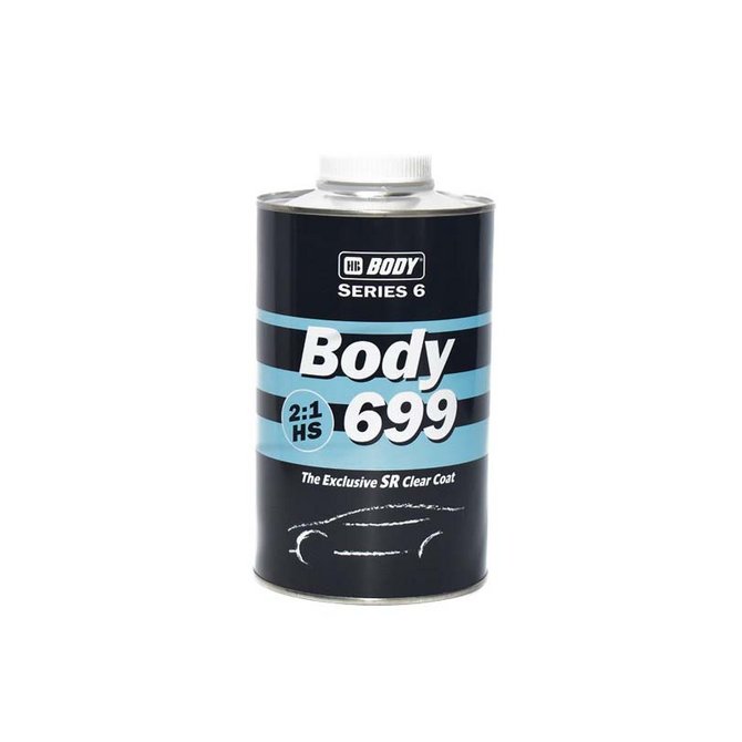 BODY 699 bezbojni lak za auto 2K 1l