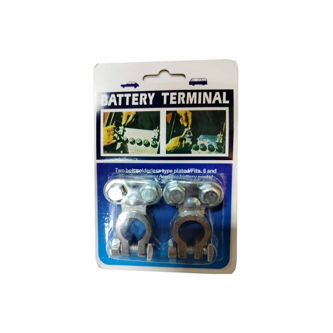 WOMAX kleme za akumulator sa 2 šrafa (par +/-)