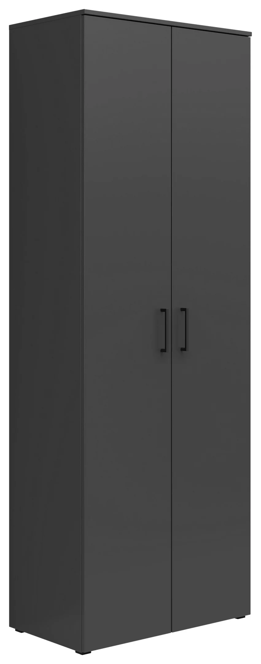 Carryhome VIŠENAMENSKI ORMAR grafitno siva 70/195/40 cm