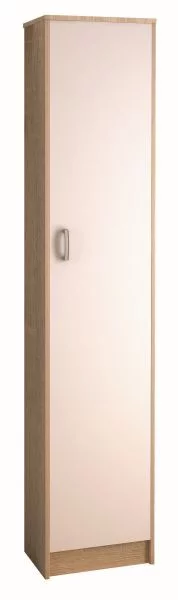 Boxxx ORMAR bela, sonoma hrast 40/189/27,5 cm