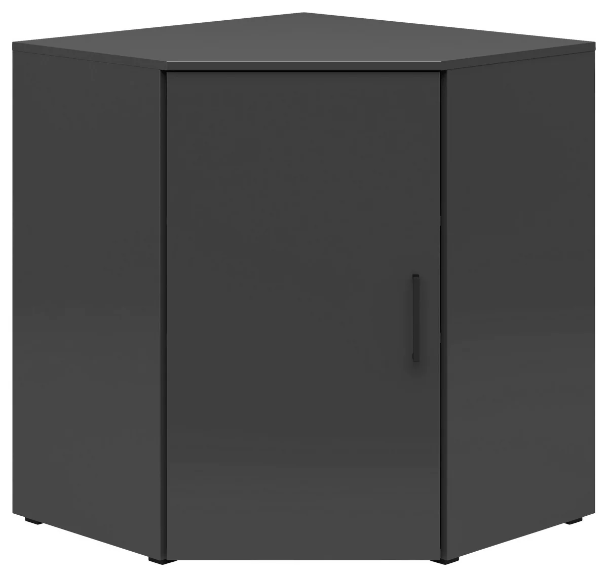 Carryhome UGAONA KOMODA grafitno siva 71,5/83/71,5 cm