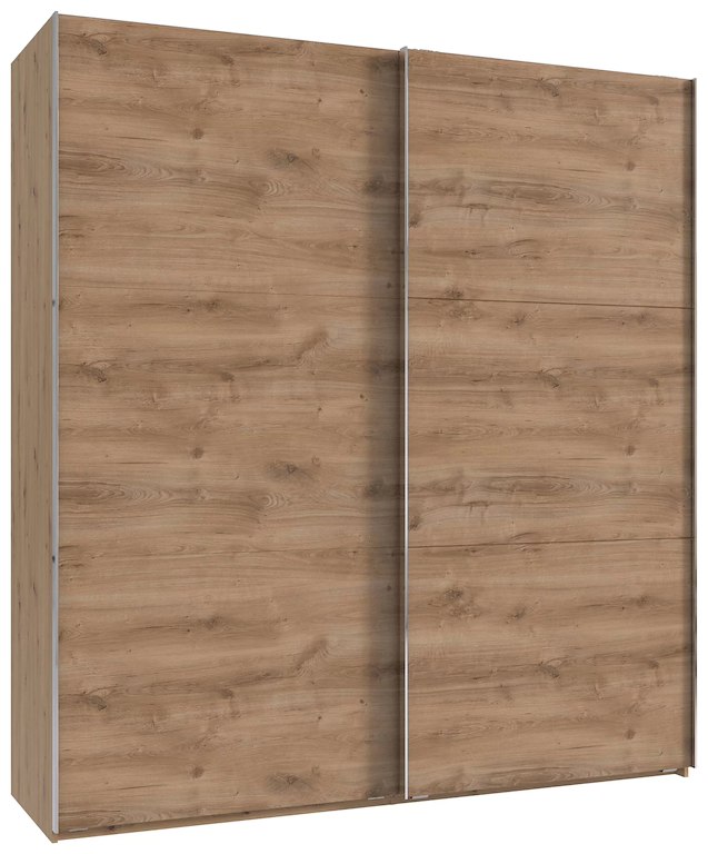 ORMAR - VISEĆA KLIZNA VRATA hrastova daska 150/216/65 cm