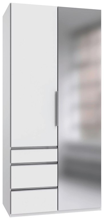 ORMAR SA KLASIČNIM VRATIMA bela 100/236/58 cm