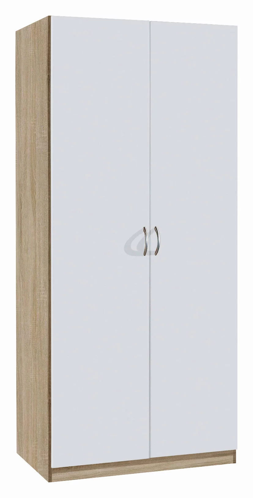 Boxxx ORMAR SA KLASIČNIM VRATIMA bela, sonoma hrast 91/197/54 cm