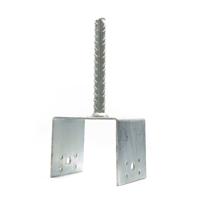 Metalna stopa za drvenu gredu 120mm