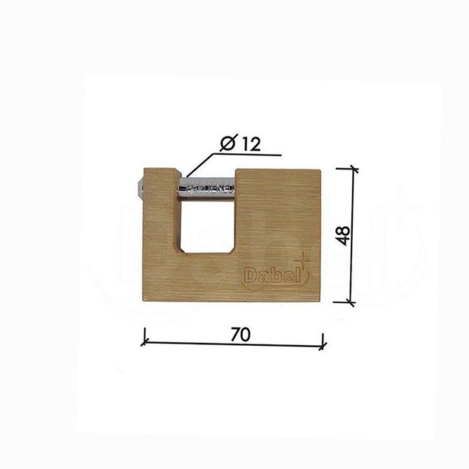 DABEL katanac KA2011 Ms 70 mm