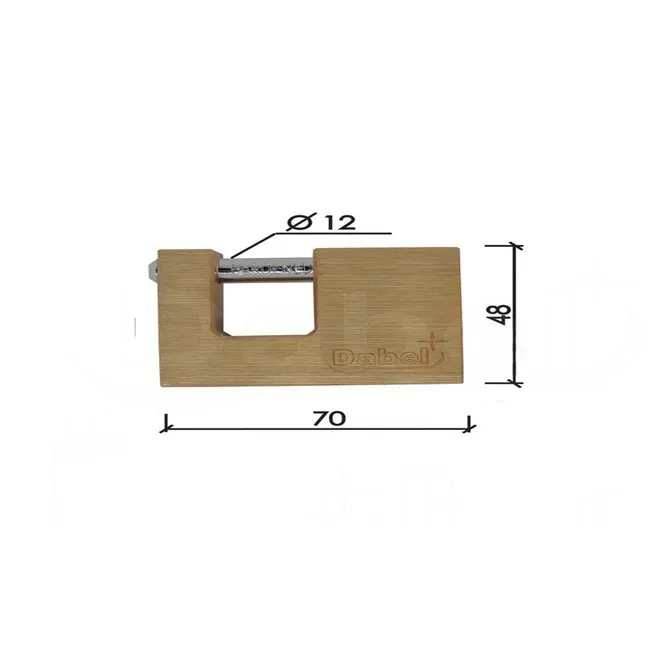 DABEL katanac 70 mm kodirani