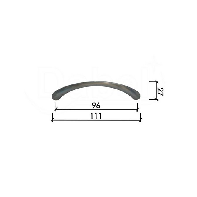 DABEL C40 ca za nameštaj 96/111/27mm M4x22mm 0205026