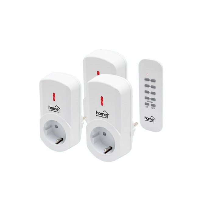 HOME set strujnih utičnica sa daljinskim TH1013