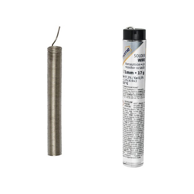 Tinol žica za lemljenje fi 1mm SWCU1/17