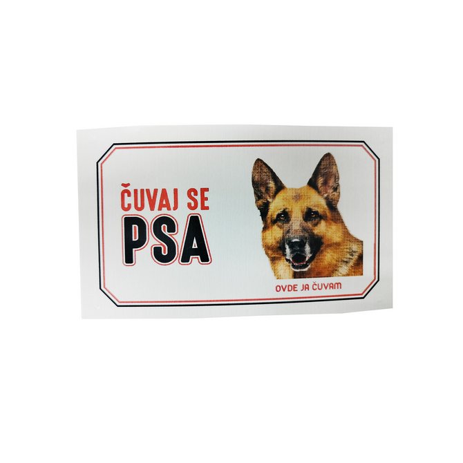 Tabla za upozorenje Čuvaj se psa