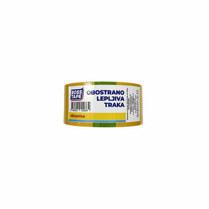 BOSS TAPE obostrano lepljiva traka 48mmx5m