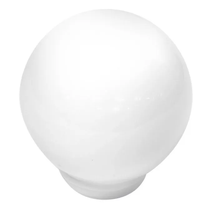 Staklena kugla za lampu rezervna bela opal