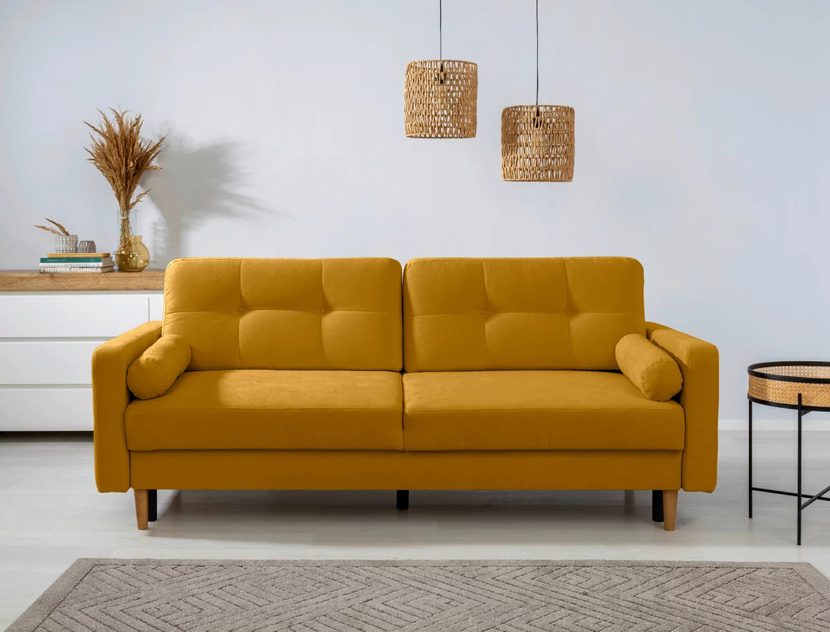 SOFA LEŽAJ žuta