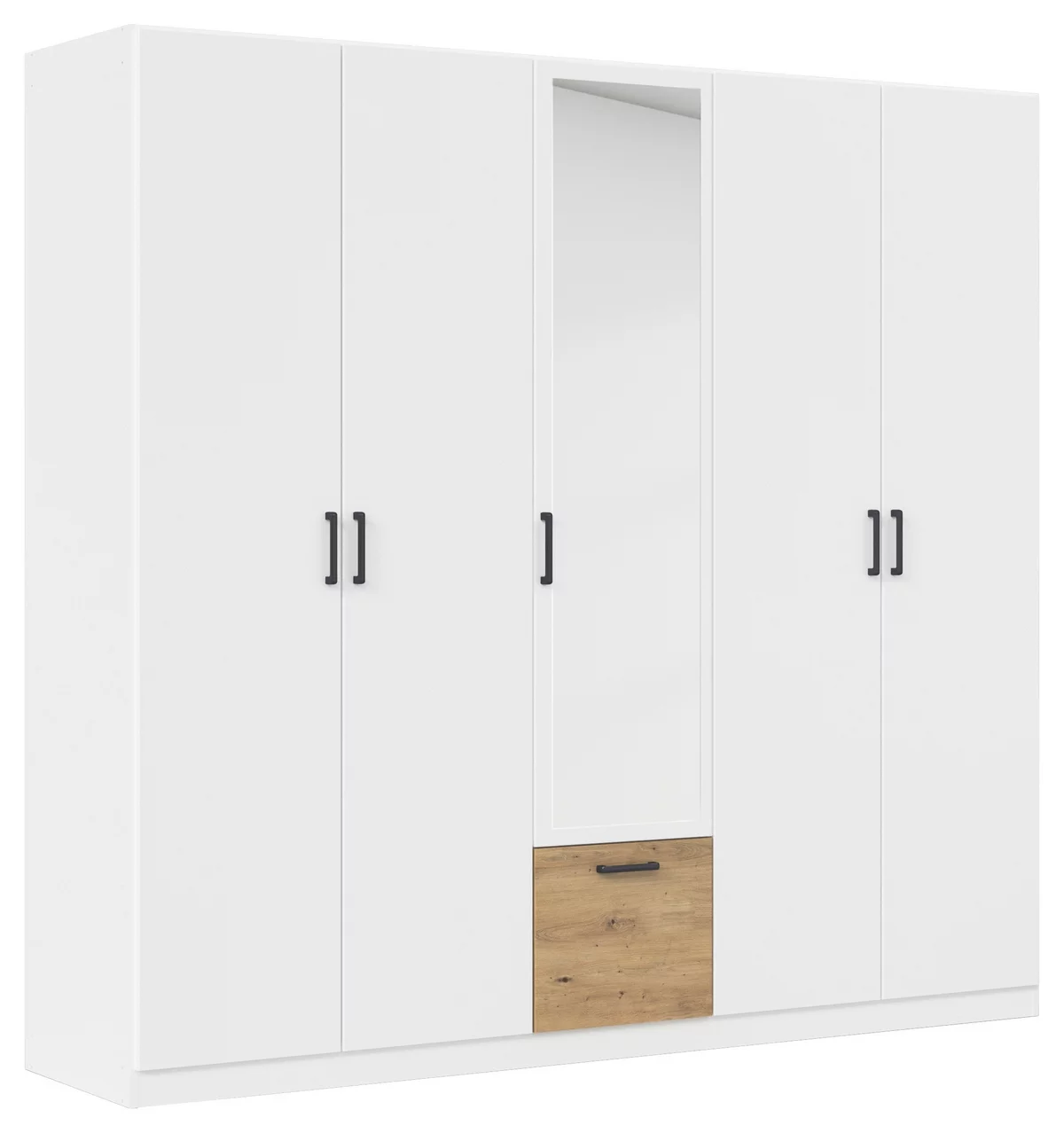 Boxxx ORMAR ZA ODEĆU bela, hrast artisan 226/210/54 cm