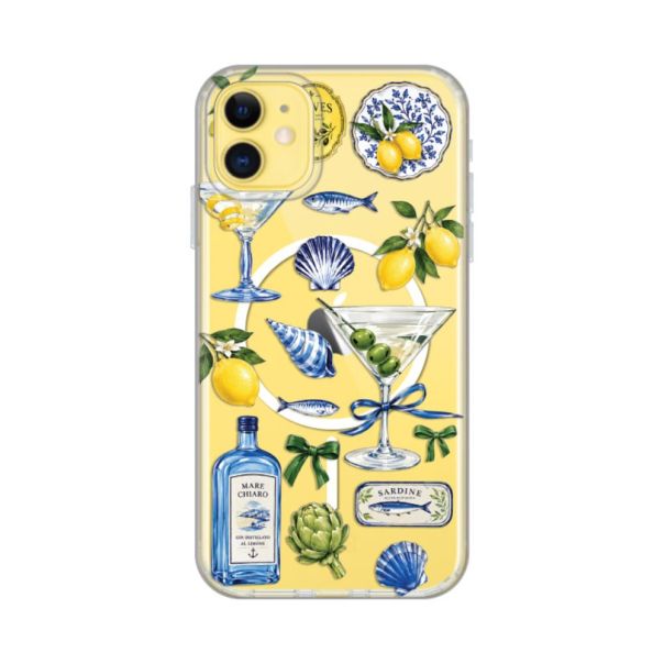 Maska za iPhone 11 6.1 Mediterranean Martini Print Magsafe