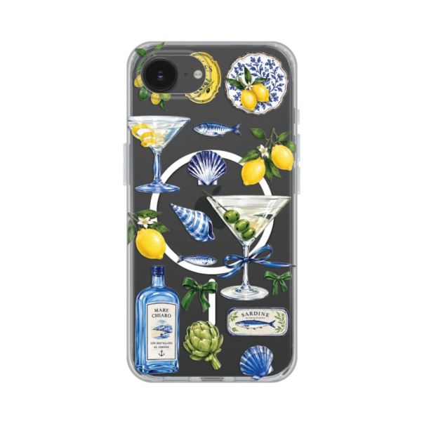 Maska za iPhone 16e/17e 6.1 Mediterranean Martini Print Magsafe