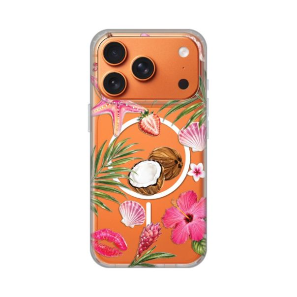 Maska za iPhone 17 Pro 6.3 Coconut Paradise Print Magsafe