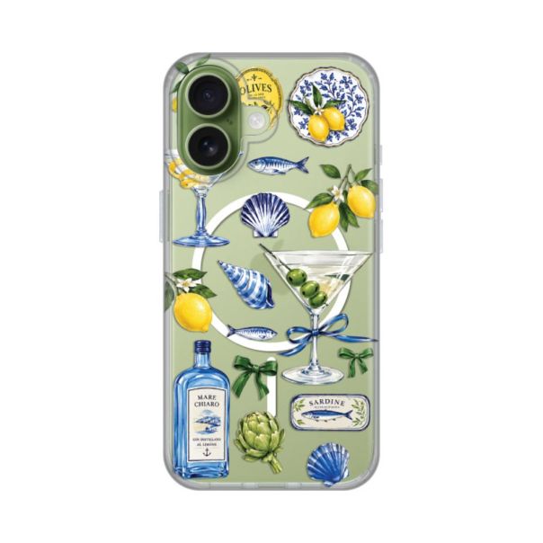 Maska za iPhone 17 6.3 Mediterranean Martini Print Magsafe