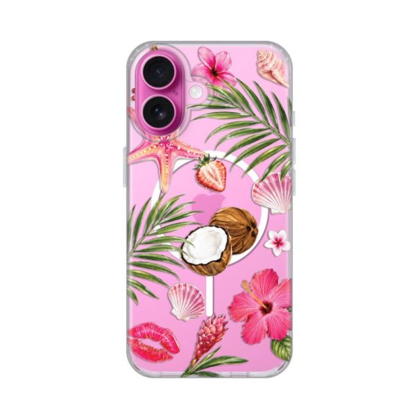 Maska za iPhone 16 6.1 Coconut Paradise Print Magsafe