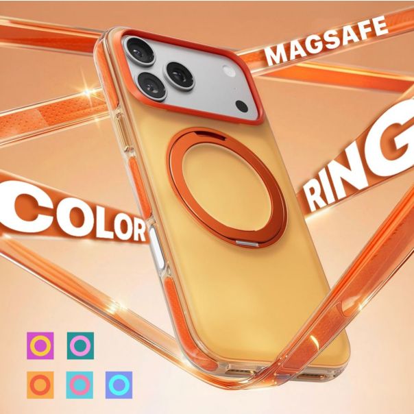 Maska za iPhone 13 6.1 svetlo plava Magsafe Color Ring