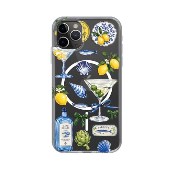 Maska za iPhone 11 Pro 5.8 Mediterranean Martini Print Magsafe