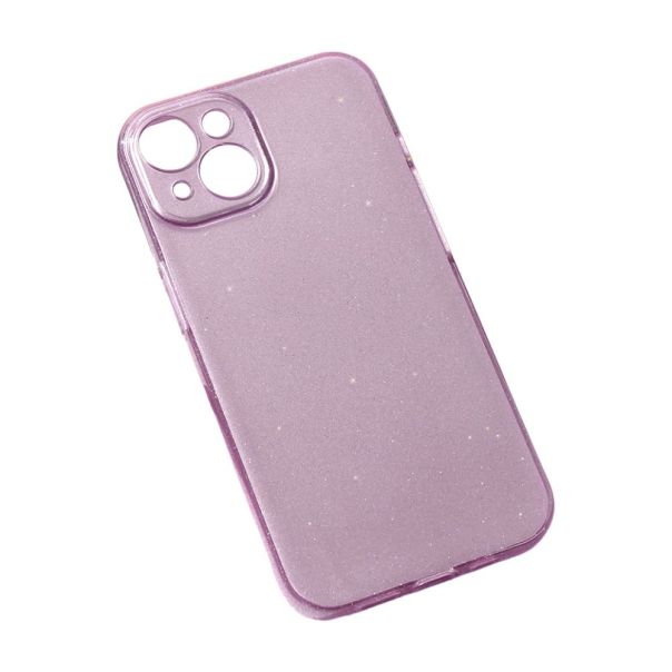 Maska za iPhone 15 6.1 svetlo ljubicasta Sparkle Dust