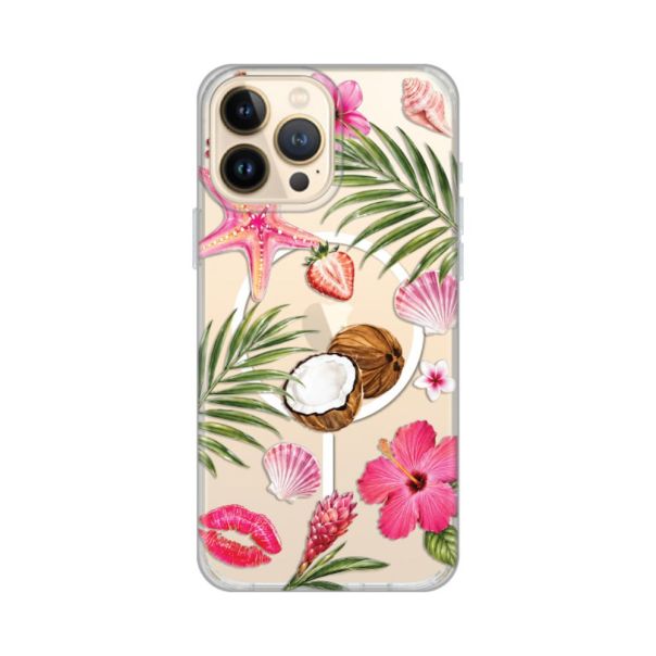 Maska za iPhone 13 Pro Max 6.7 Coconut Paradise Print Magsafe