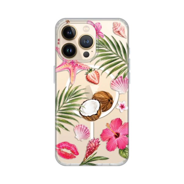 Maska za iPhone 13 Pro 6.1 Coconut Paradise Print Magsafe