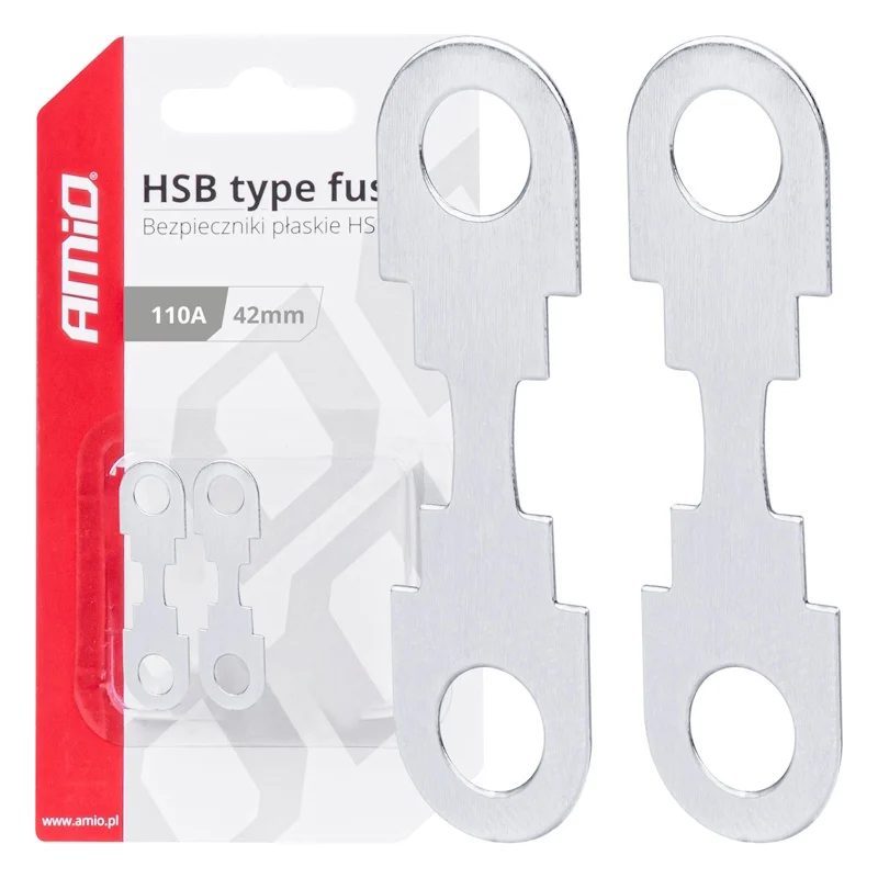 Osigurači pločasti HSB 42mm 110A (2 kom) – Amio 03503