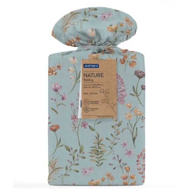 DORMEO Nature posteljina set, plava, 200x200
