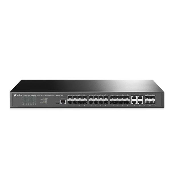 TP LINK Switch TP-LINK TL-SG3428XF Omada 24-Port SFP L2+ Managed Switch with 4 10GE SFP+ Slots