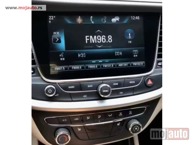 Opel ASTRA K multimedija navigacija ekran LCD displej