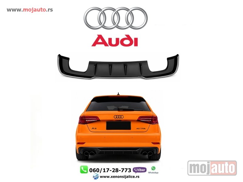 Audi a3 16-19 difuzor