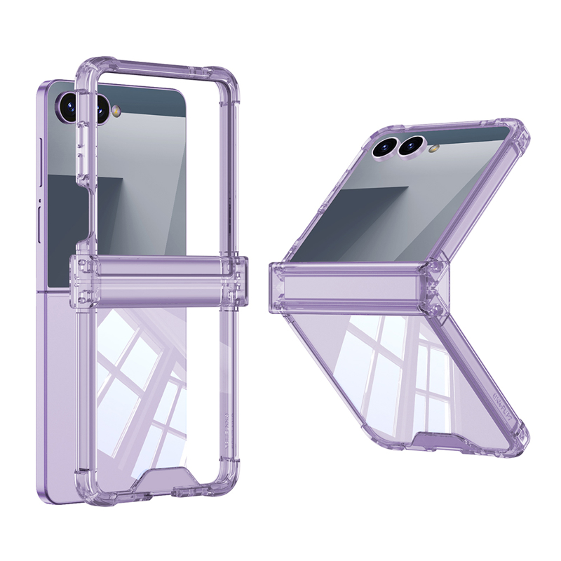 Futrola LINES II za Samsung F776B Galaxy Z Flip 8 5G ljubicasta (GKK case)